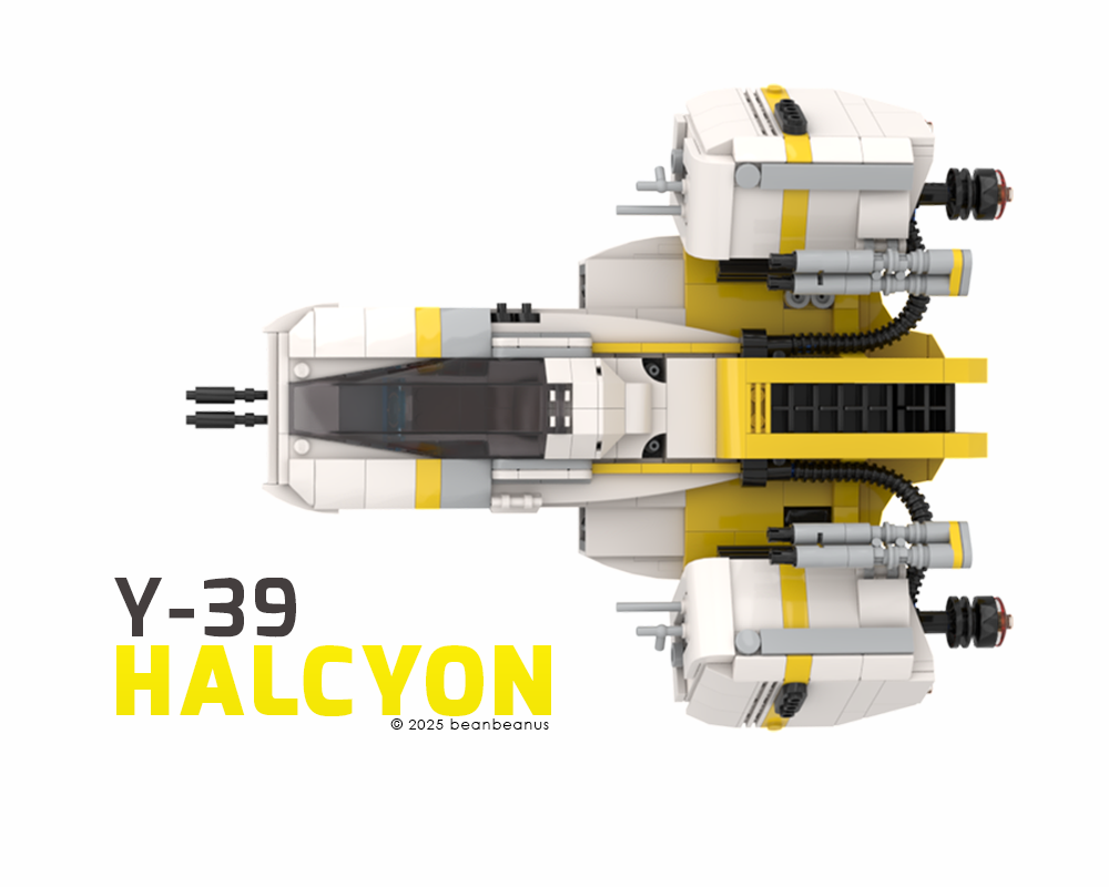 LEGO MOC Y-39 Halcyon by beanbeanus | Rebrickable - Build with LEGO