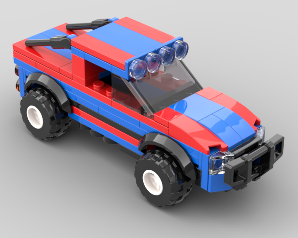 LEGO MOC Mini Pickup Truck by pzlego | Rebrickable - Build with LEGO