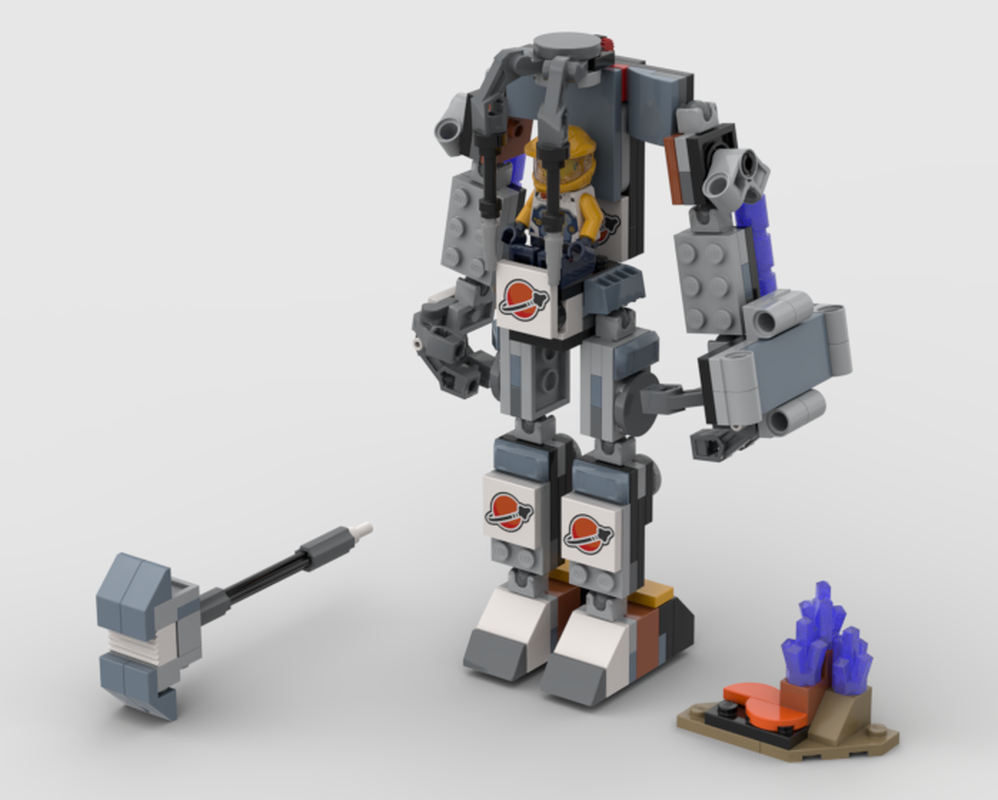 LEGO MOC 60428 x2 Space Combat Mech by SuperHeroBrick | Rebrickable ...