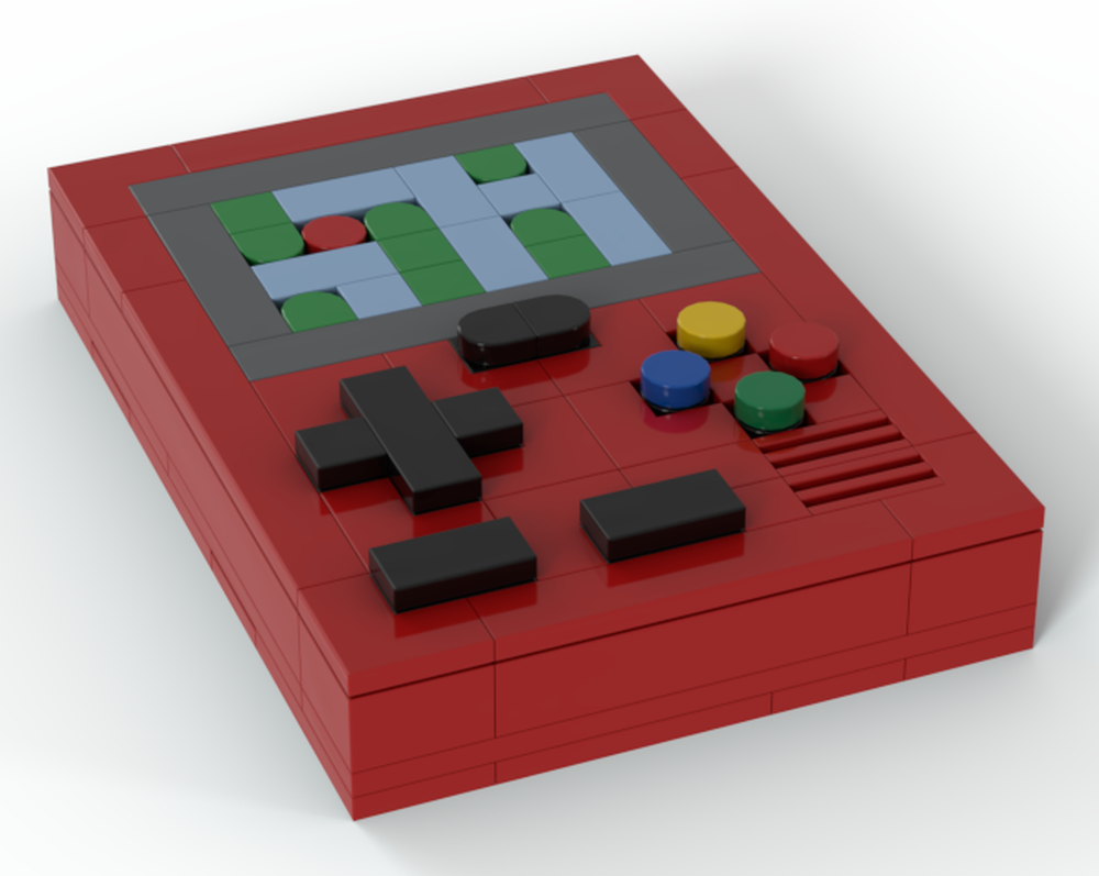 LEGO MOC Retro game console by Misser | Rebrickable - Build with LEGO