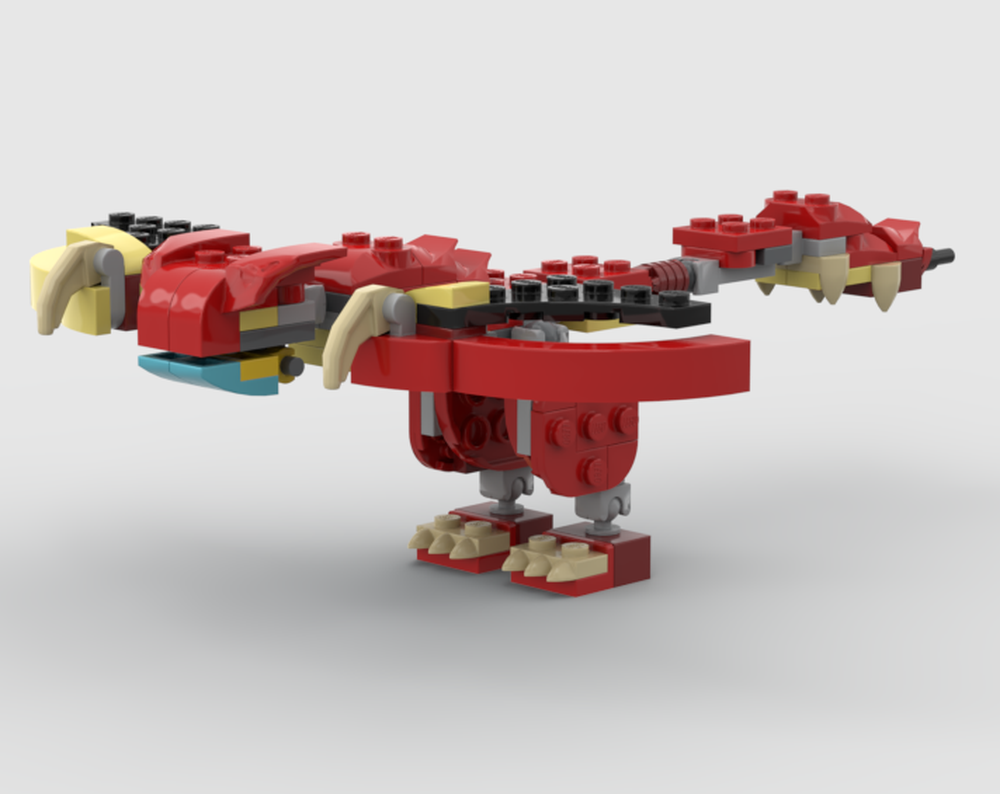LEGO MOC-217178 31145 Monster Hunter World Rathalos by SuperHeroBrick ...