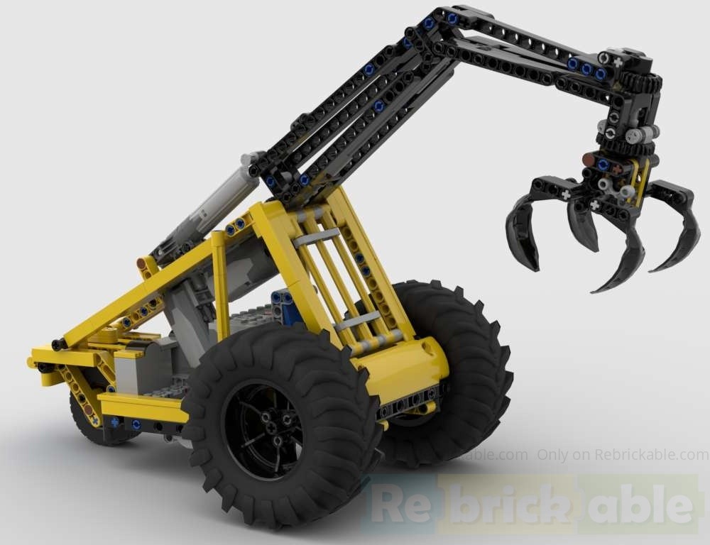 LEGO MOC Sugar Cane/Log Loader by Nikolyakov | Rebrickable - Build with ...