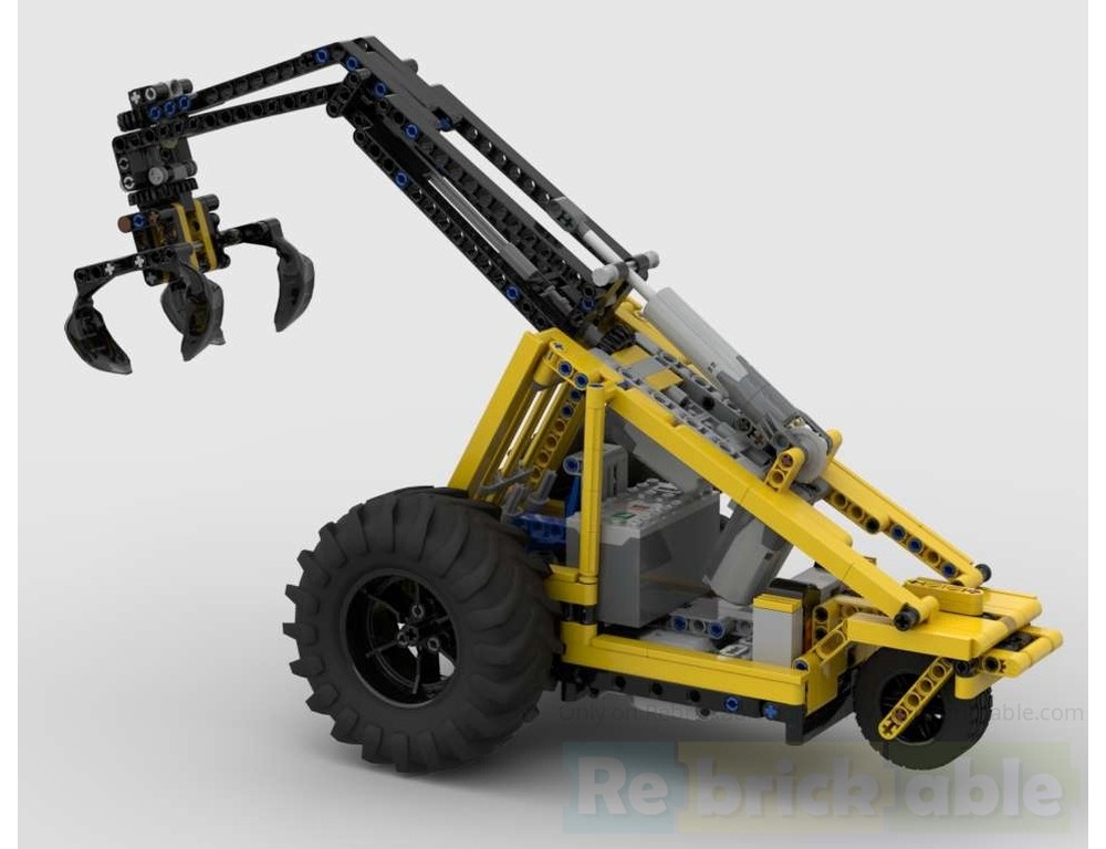 LEGO MOC Sugar Cane/Log Loader by Nikolyakov | Rebrickable - Build with ...