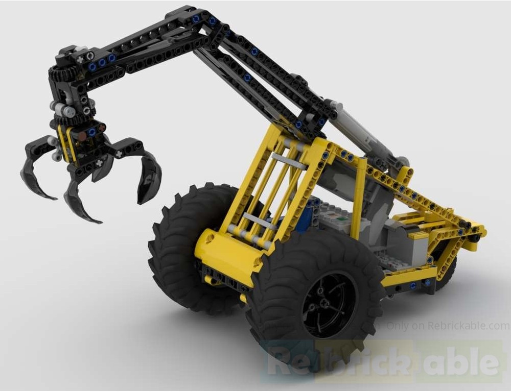 LEGO MOC Sugar Cane/Log Loader by Nikolyakov | Rebrickable - Build with ...