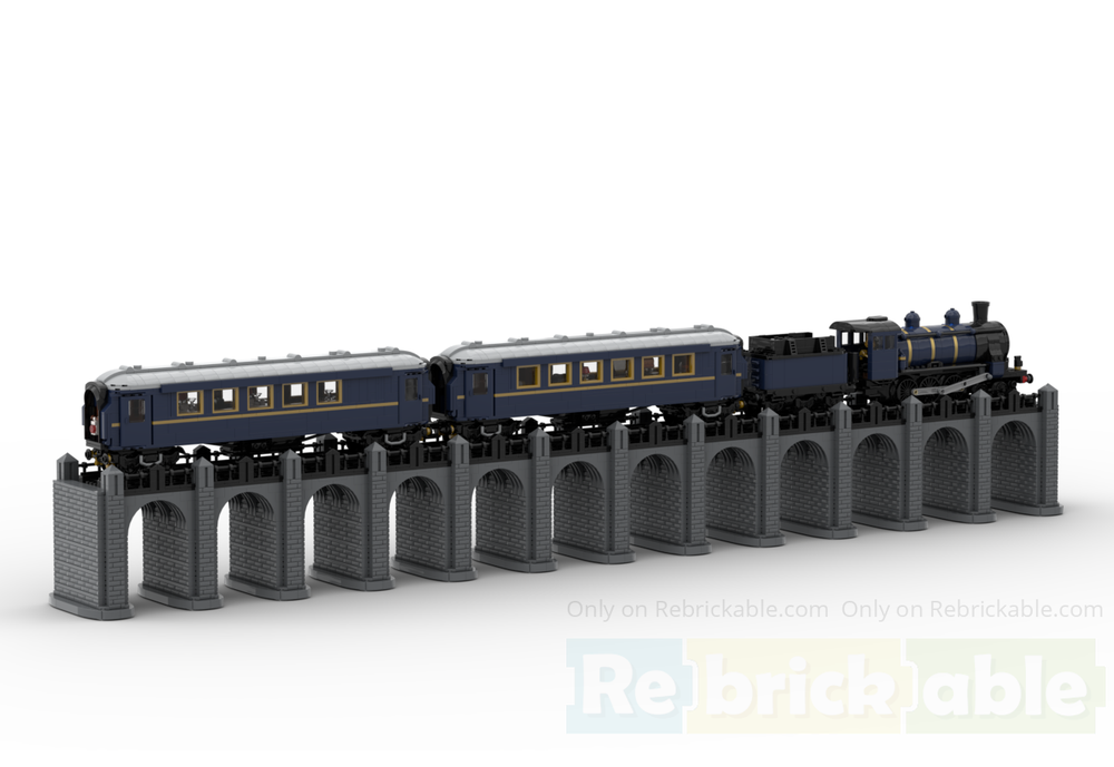 LEGO MOC-217209 Display bridge for The Orient Express Train (21344) by ...