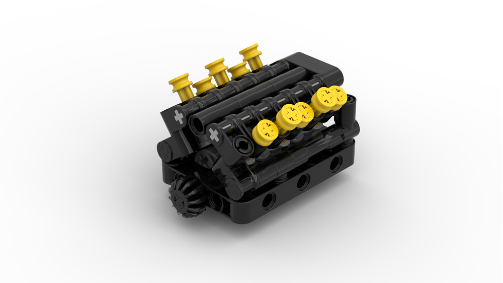 LEGO MOC Tiny V10 Engine by TroubledBeef0 | Rebrickable - Build with LEGO