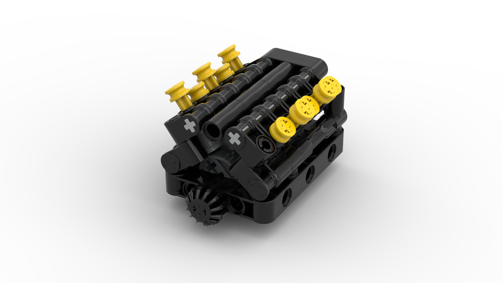 LEGO MOC Tiny V10 Engine by TroubledBeef0 | Rebrickable - Build with LEGO