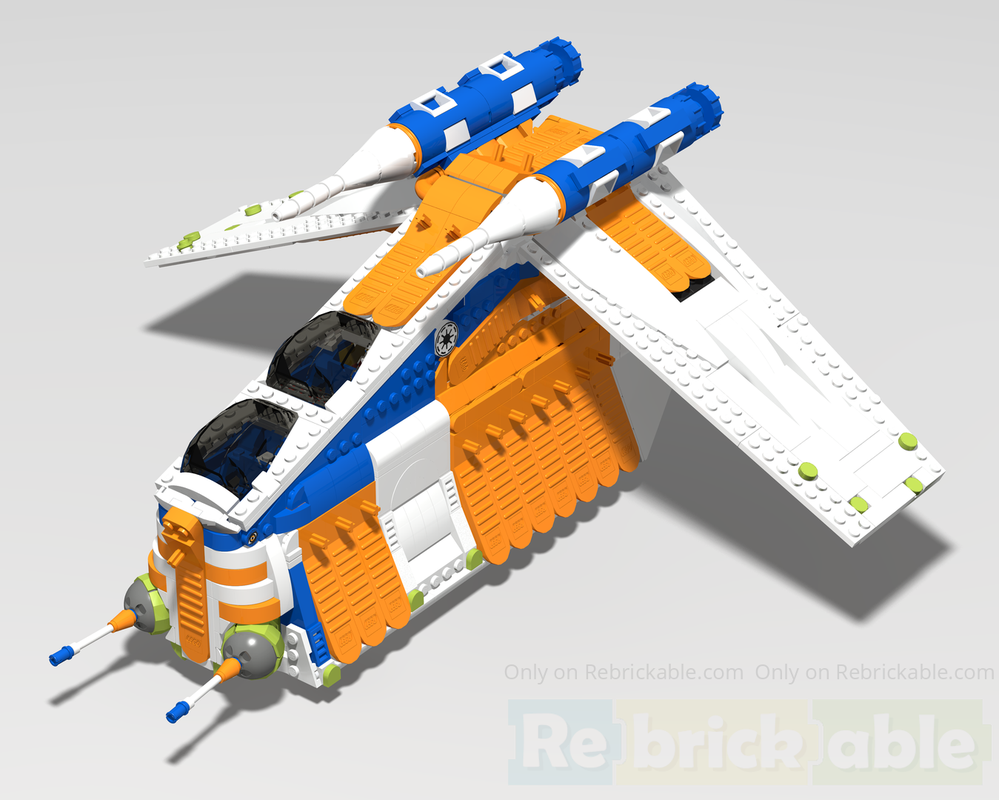 LEGO MOC-217211 Brick Separator Gunship by brickedsls | Rebrickable ...