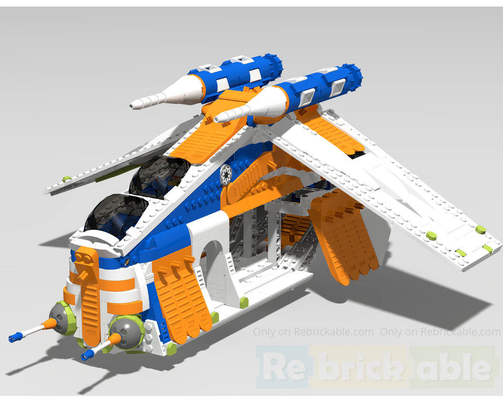 LEGO MOC-217211 Brick Separator Gunship by brickedsls | Rebrickable ...
