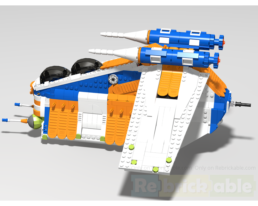 LEGO MOC-217211 Brick Separator Gunship by brickedsls | Rebrickable ...