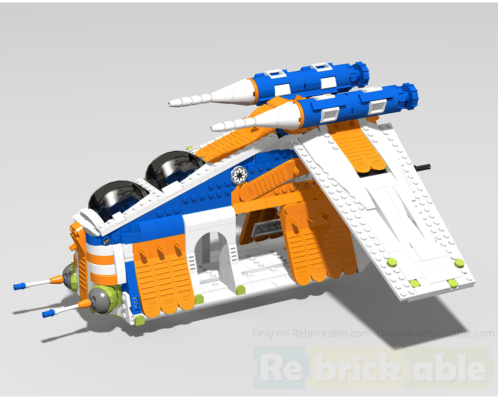 LEGO MOC-217211 Brick Separator Gunship by brickedsls | Rebrickable ...