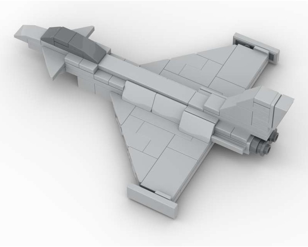 LEGO MOC Eurofighter Typhoon (1/110 scale) by Vincent W | Rebrickable ...