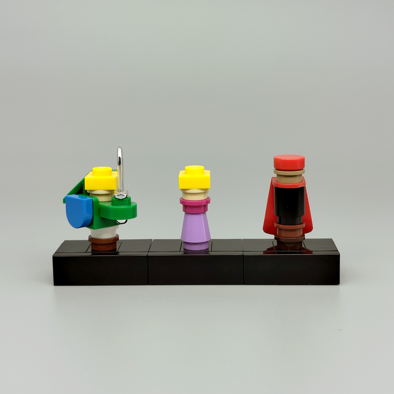 LEGO MOC Wielders of the Triforce by mbmocs | Rebrickable - Build with LEGO