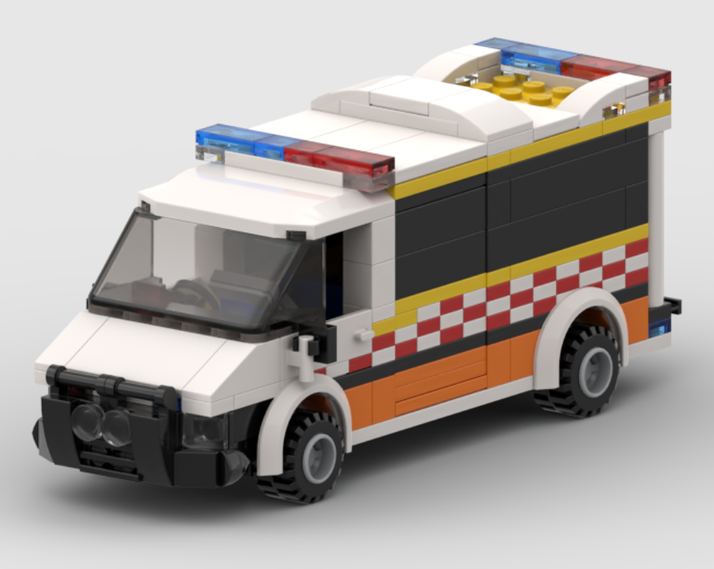 LEGO MOC NSWA general duties ambulance by Bricks and Sirens NSW | Rebrickable - Build with LEGO