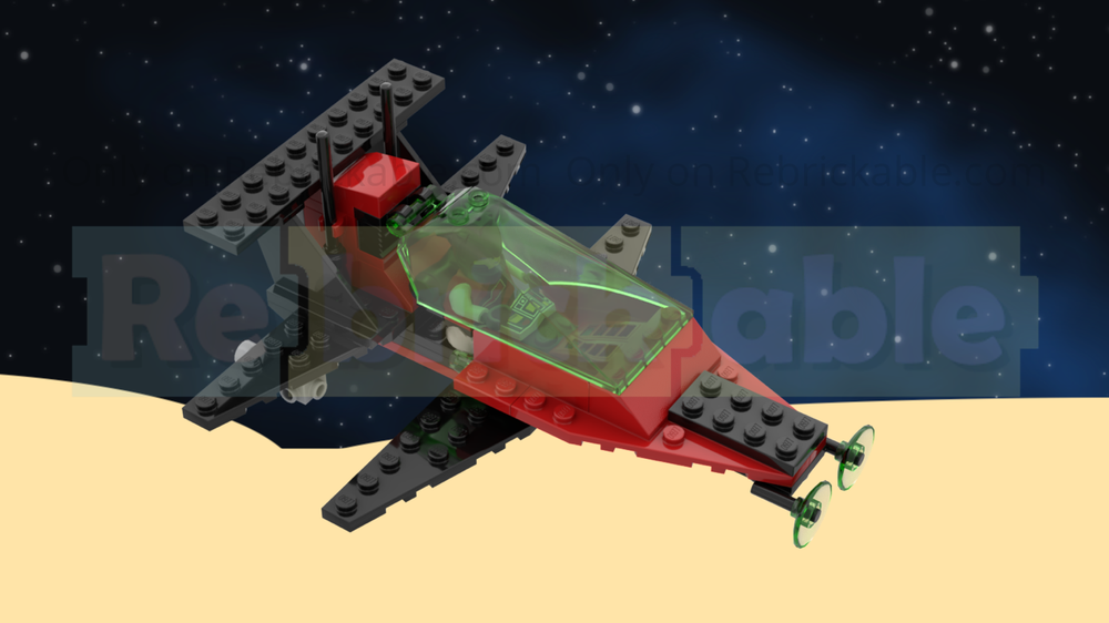 LEGO MOC M:TRON Reimagined Vector Detector (6877) - Trans-bright-green ...