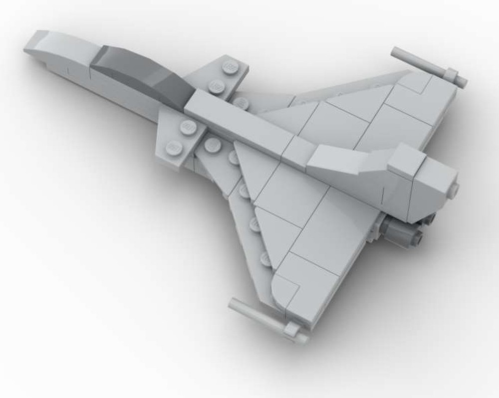 LEGO MOC Dassault Rafale (1/110 scale) by Vincent W | Rebrickable ...