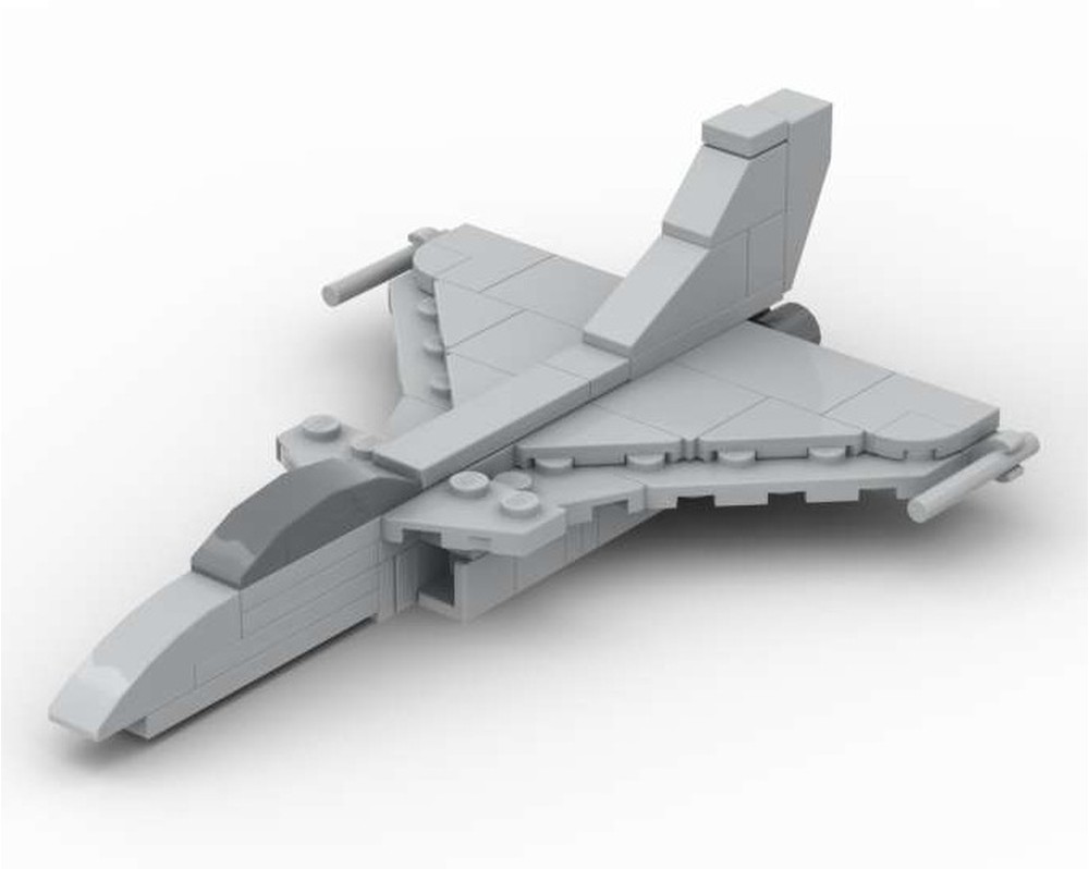 LEGO MOC Dassault Rafale (1/110 scale) by Vincent W | Rebrickable ...