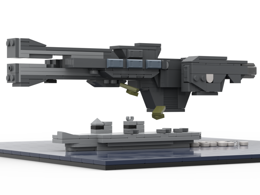 LEGO MOC UNSC Stalwart Class Frigate by Vega295 | Rebrickable - Build ...