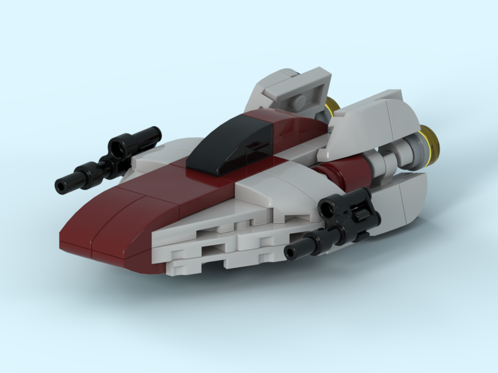 LEGO MOC Midi Scale A-Wing by abytron | Rebrickable - Build with LEGO
