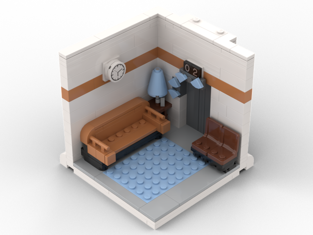 LEGO MOC Cutaway Tower: 2F Waiting Room by RandomBrick23 | Rebrickable ...