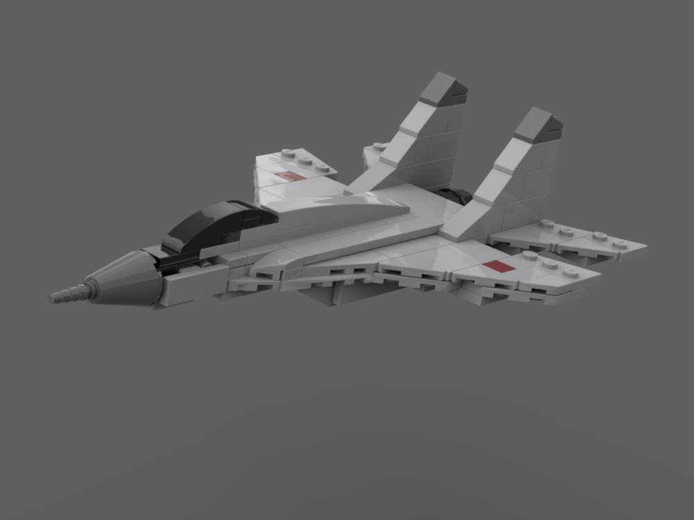 LEGO MOC Mikoyan MiG-29 1:90 scale by Fighterjetfan15 | Rebrickable ...