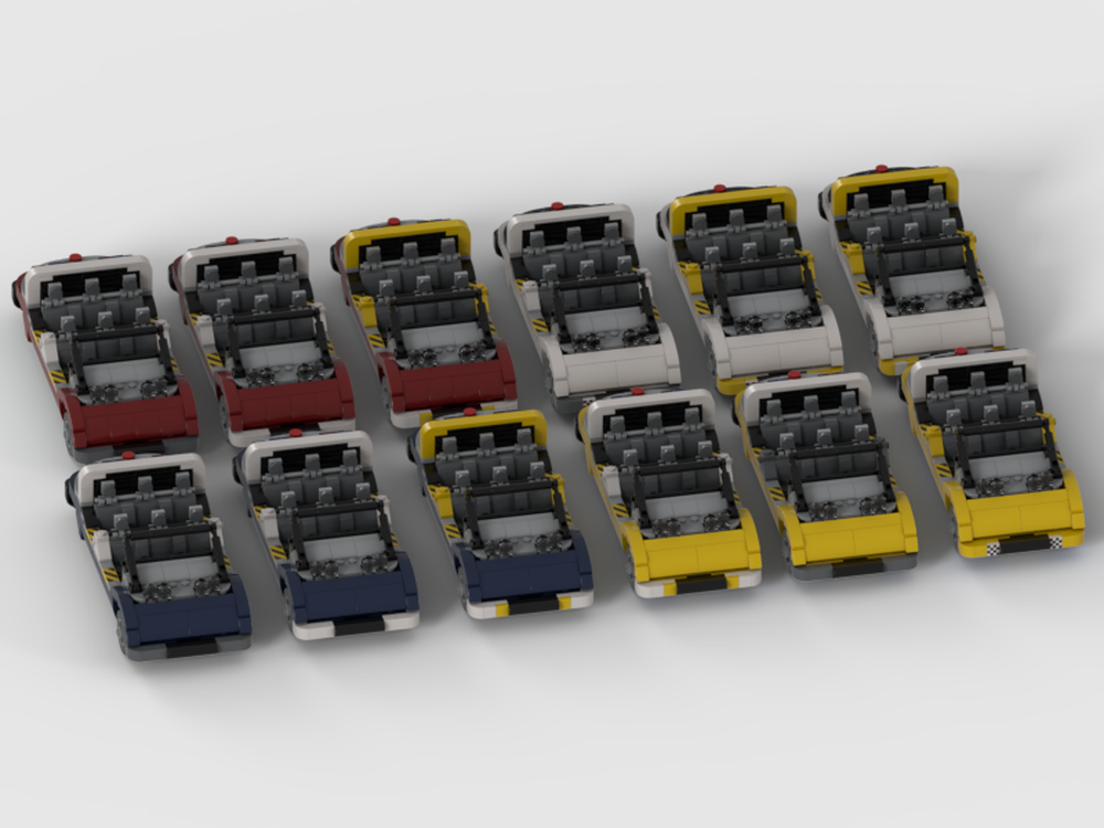 LEGO MOC Old Test Track Cars by EmpireMade4Dreams | Rebrickable - Build ...