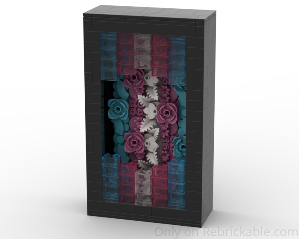 LEGO MOC Trans Flag by brickcityplanner | Rebrickable - Build with LEGO