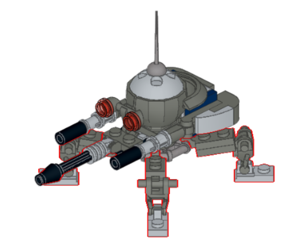 LEGO MOC Heavy Dwarf Spider Droid by AraJosiah | Rebrickable - Build ...