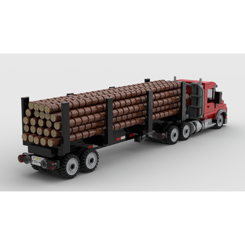 LEGO MOC Kenworth T880 Day Cab Heavy Hauler with Logging Trailer by ...