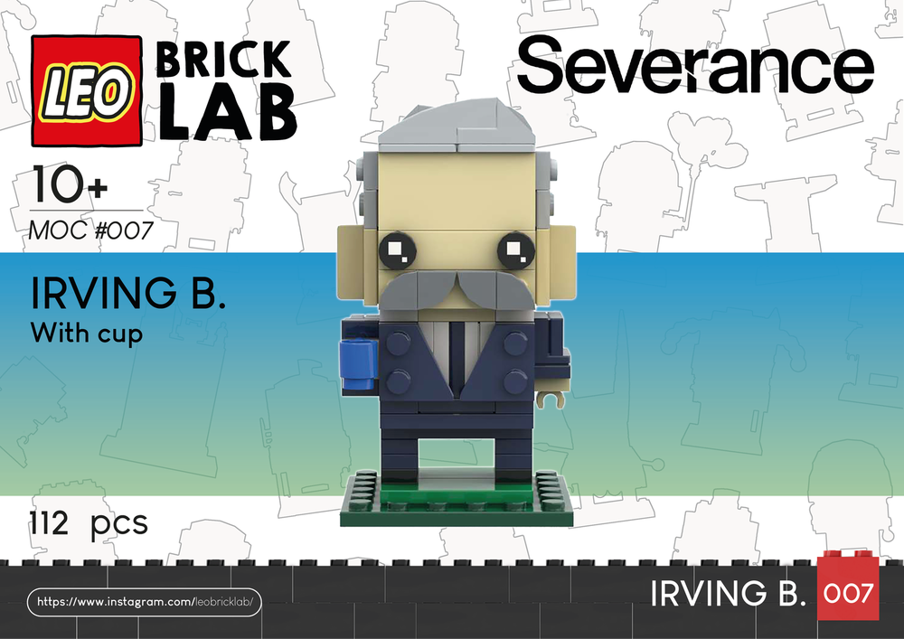 LEGO MOC Irving B. (Severance) _ BrickHeadz Style by leobricklab ...