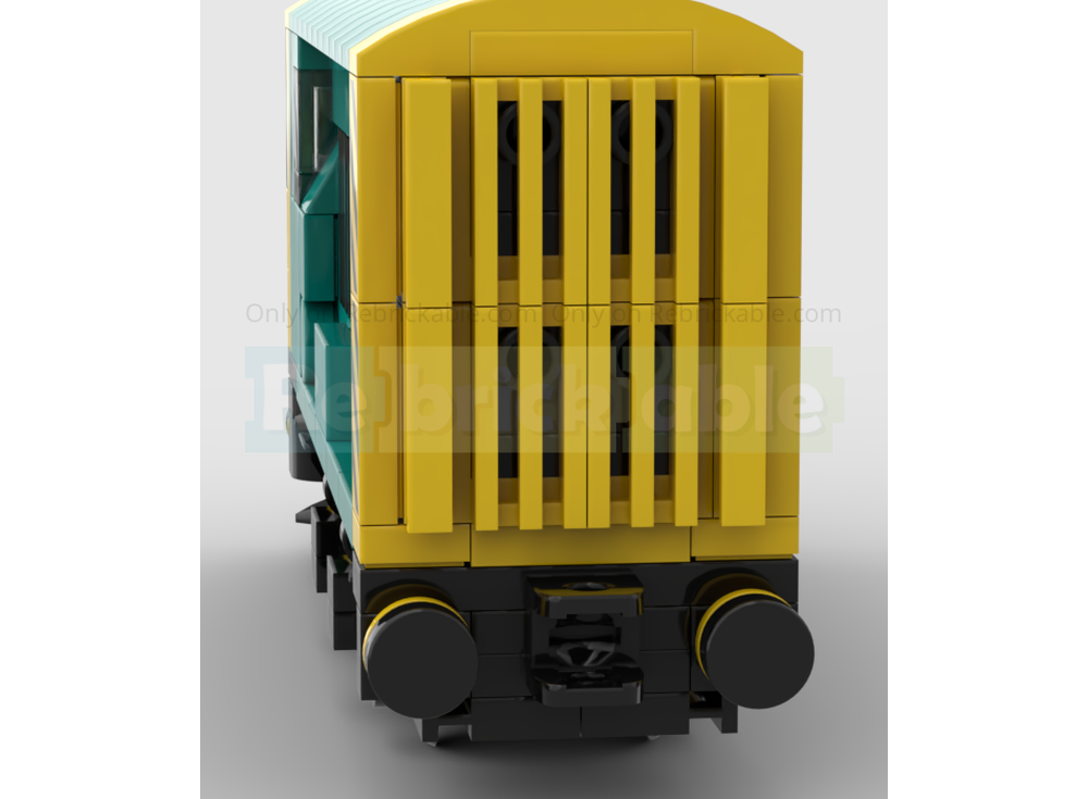 LEGO MOC-217281 4-Wide Class 08 Shunter Locomotive In BR Blue Livery by ...