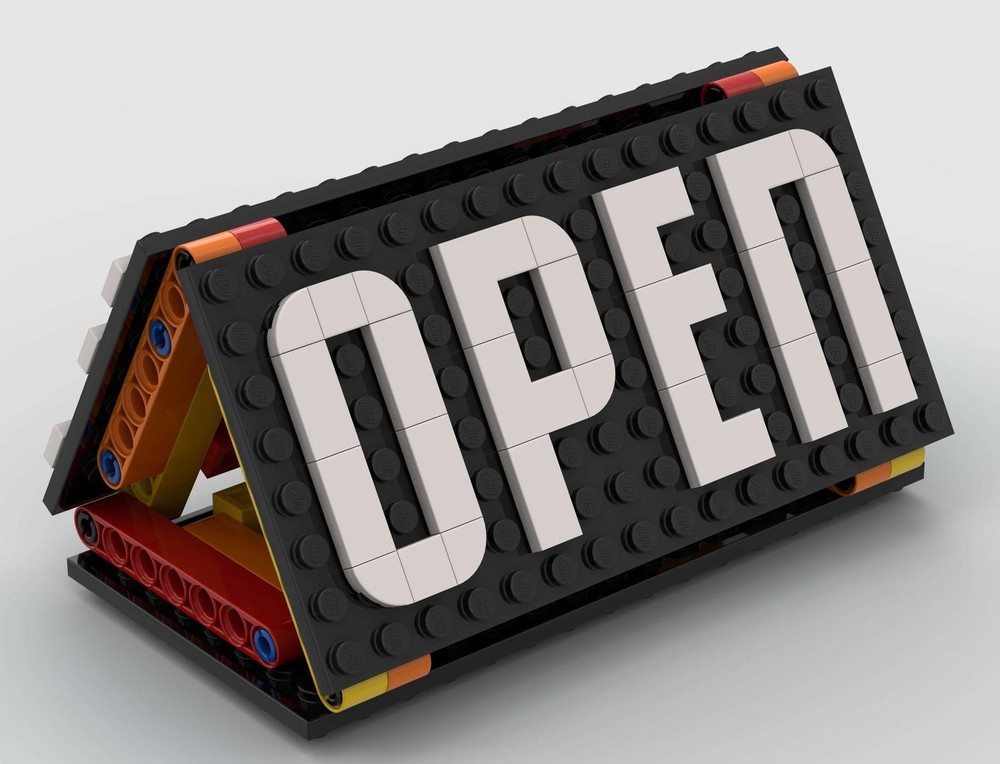 LEGO MOC Flip Message Black Board by uminuo | Rebrickable - Build with LEGO