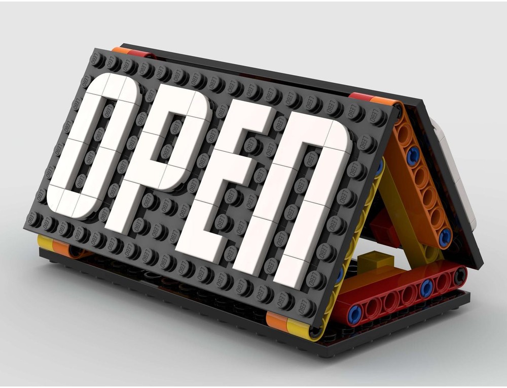 LEGO MOC Flip Message Black Board by uminuo | Rebrickable - Build with LEGO