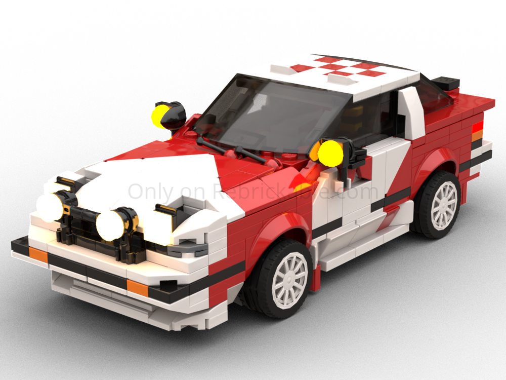 LEGO MOC Nissan Silvia'88-BANDAMA Rally 1988 / Alain Ambrosino's Nissan ...