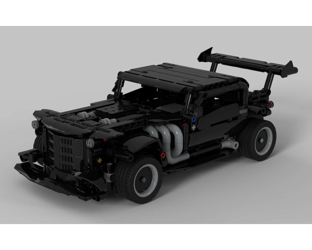 LEGO MOC Hot Rod by d1sk | Rebrickable - Build with LEGO