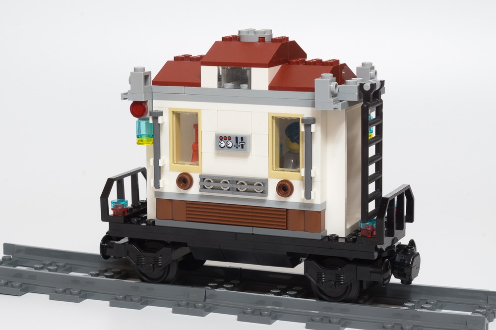 LEGO MOC Vintage Caboose by apparat | Rebrickable - Build with LEGO