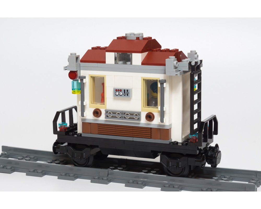 LEGO MOC-21729 Vintage Caboose (Train 2019) | Rebrickable - Build with LEGO