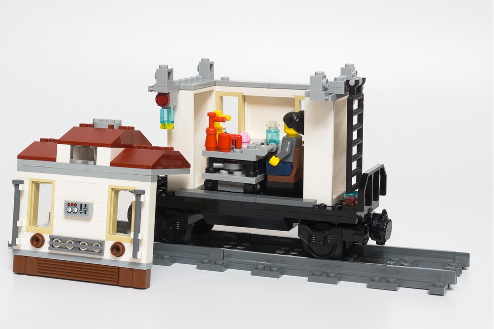 LEGO MOC Vintage Caboose by apparat | Rebrickable - Build with LEGO