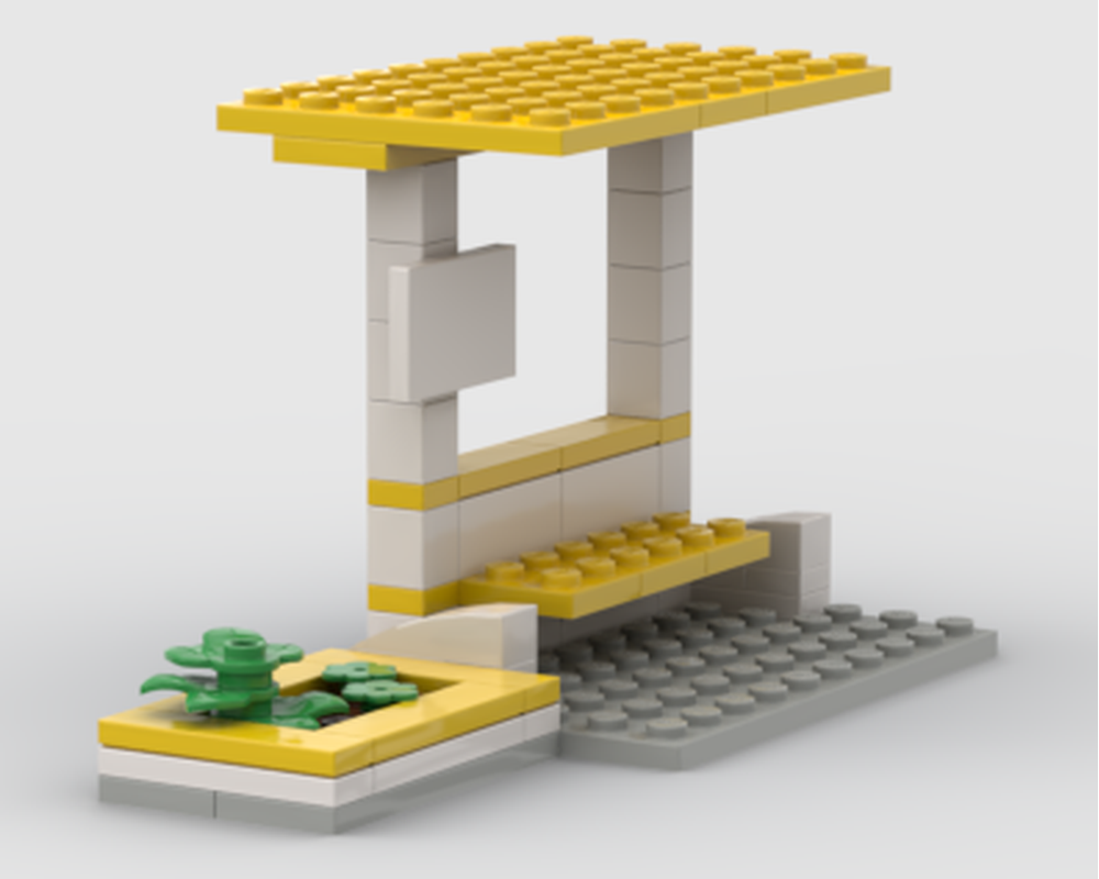 LEGO MOC-217293 Bus stop by Bricks Motion Studio | Rebrickable - Build ...