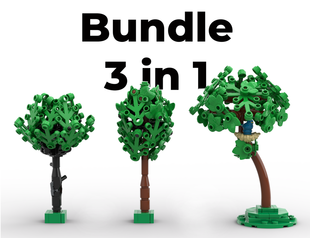 LEGO MOC Tree small bundle by CreatorExpert | Rebrickable - Build with LEGO