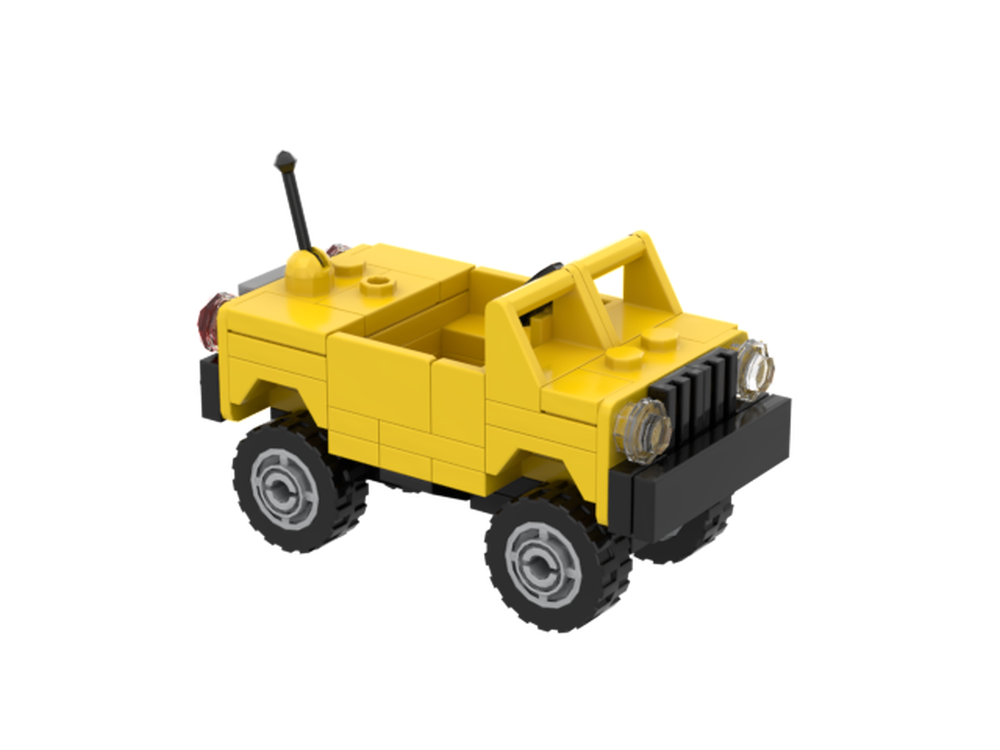 LEGO MOC Yellow hill climber by WafityYT | Rebrickable - Build with LEGO