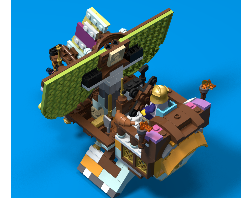 LEGO MOC Dreamling Sail Ship by Motorsagmannen | Rebrickable - Build ...