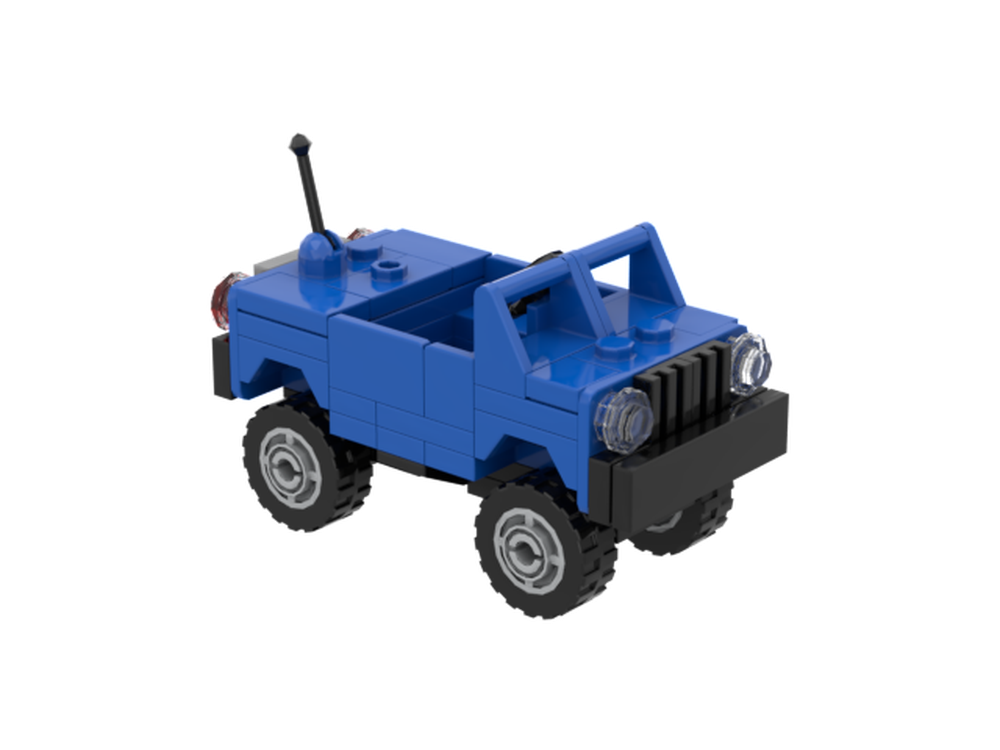 LEGO MOC Blue hill climber by WafityYT | Rebrickable - Build with LEGO