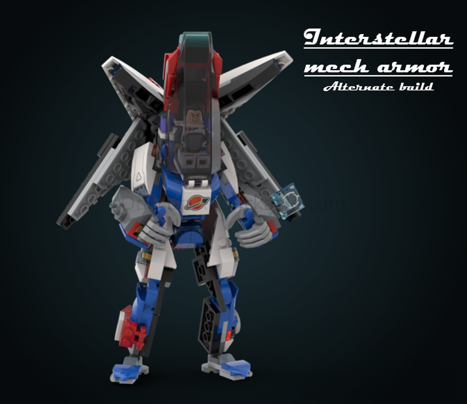 LEGO MOC Interstellar mech armor - Alternate build of 76302 and 60430 ...