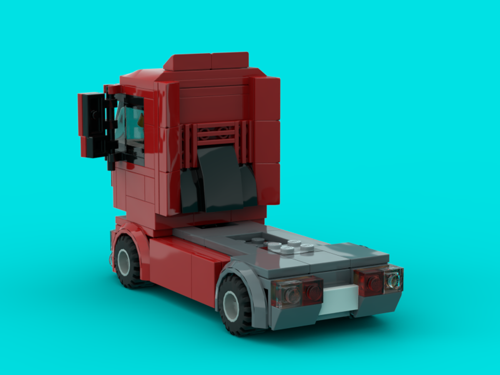 LEGO MOC Red Mercedes-Benz Actros (Lego City Version) by ElectroFutureX ...