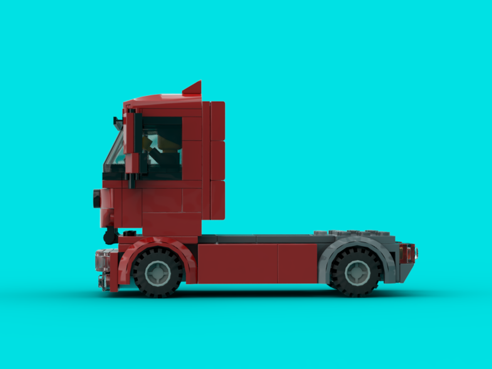 LEGO MOC Red Mercedes-Benz Actros (Lego City Version) by ElectroFutureX ...