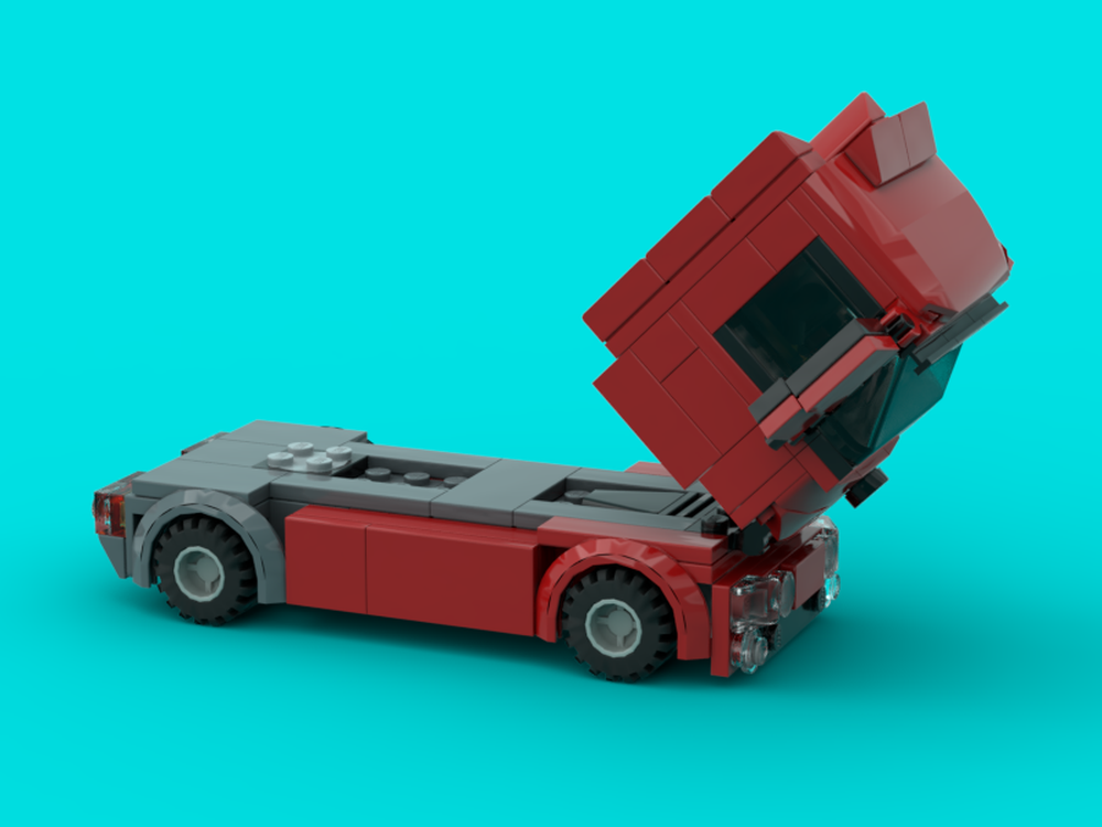 LEGO MOC Red Mercedes-Benz Actros (Lego City Version) by ElectroFutureX ...