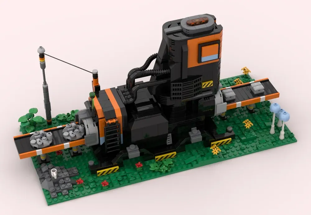 LEGO MOC Satisfactory Smelter by matin42 | Rebrickable - Build with LEGO