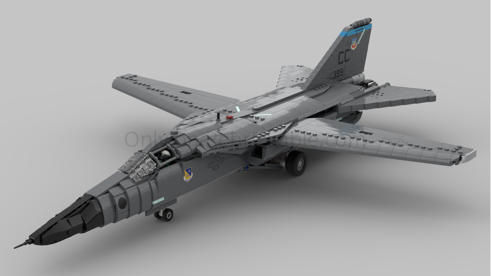 LEGO MOC-217346 1:35 Scale F-111F Aardvark by HandSolo99 | Rebrickable ...
