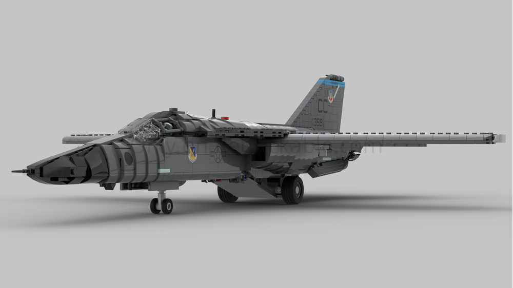 LEGO MOC-217346 1:35 Scale F-111F Aardvark by HandSolo99 | Rebrickable ...